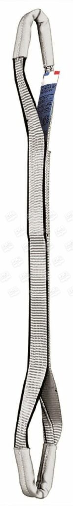 FLAT WEBBING SLING REINFORCED FOLDED EYES - B 2 TYPE - PMS Industrie