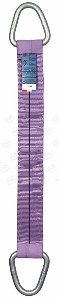 FLAT WEBBING SLING ROUND WIRE MALE RINGS - B 4 TYPE - PMS Industrie