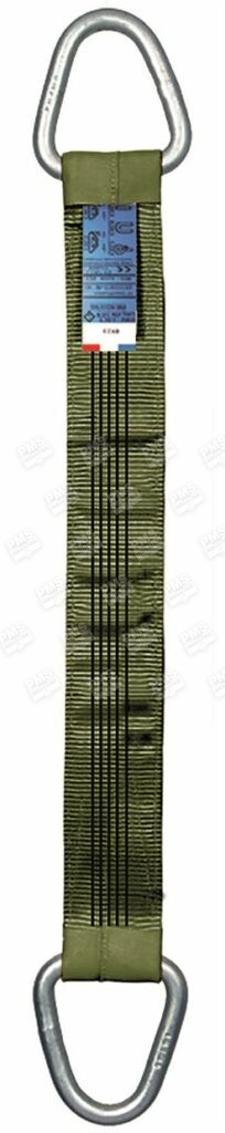 FLAT WEBBING SLING ROUND WIRE MALE RINGS - B 4 TYPE - PMS Industrie