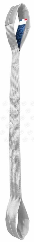 FLAT WEBBING SLING REINFORCED EYES - B 1 TYPE - PMS Industrie
