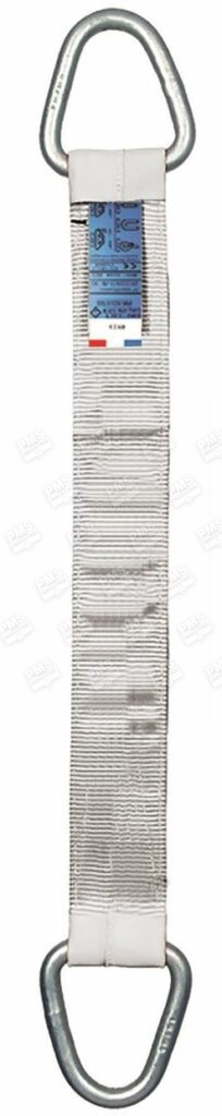 FLAT WEBBING SLING ROUND WIRE MALE RINGS - B 4 TYPE - PMS Industrie